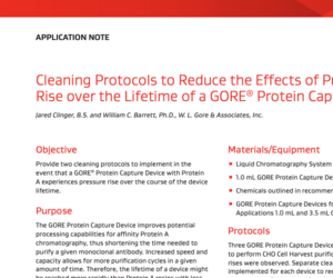 Protein Capture Devices for Protein A Chromatography | Gore